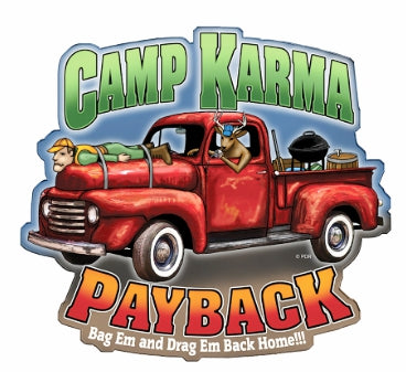 Camp Karma Metal Sign – Crossroads 63